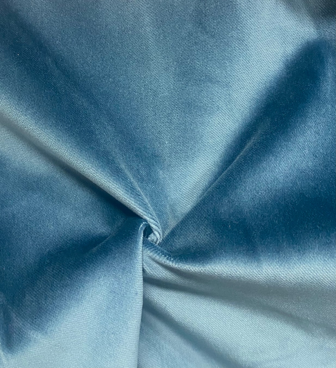 Blue Blue Velvet - Fabric by the Yard - Custom Cut Yardage - Custom Cut ...