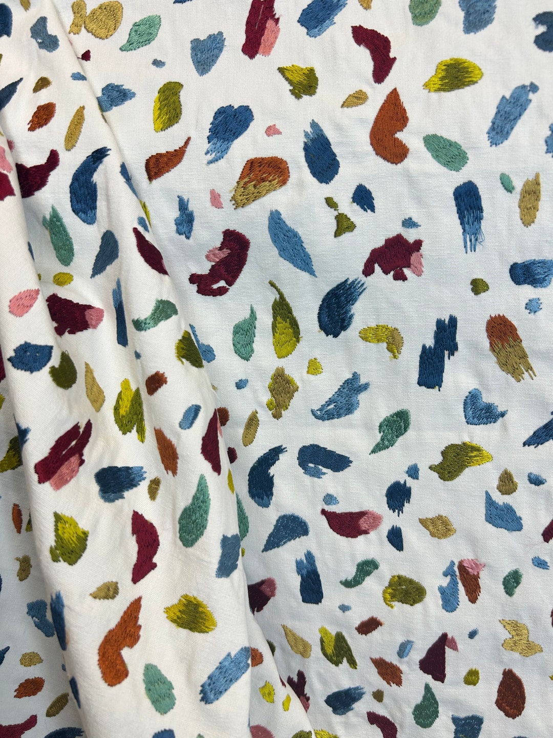 Pixie Confetti - Multi Color - Embroidery - Drapery Fabric - Fabric by ...