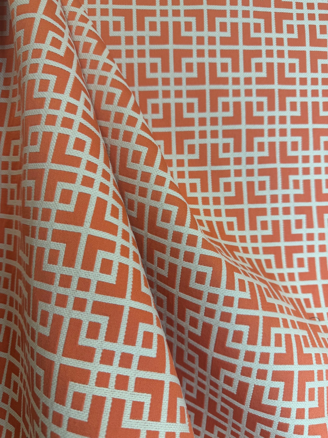 Winstead Tangerine - Orange - Geometric - Modern - Home Decor ...
