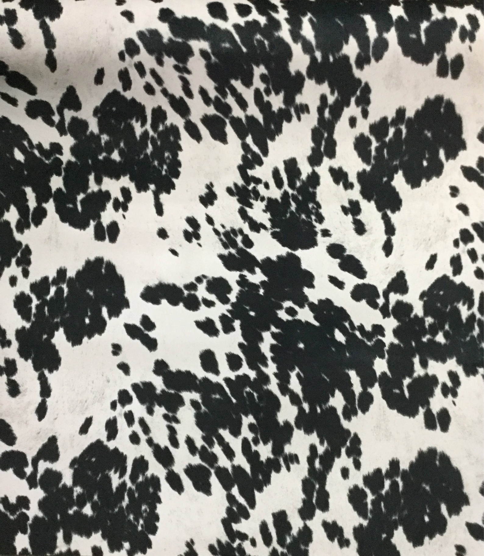 Black and White Cow Hide Fabric Upholstery Fabric by the - Etsy