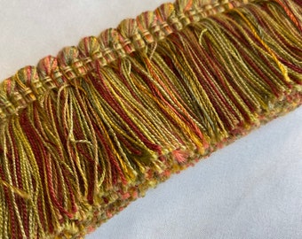 Sage, Raspberry, and Brown Brush Fringe - Accent Pillows - Brush Fringe ...