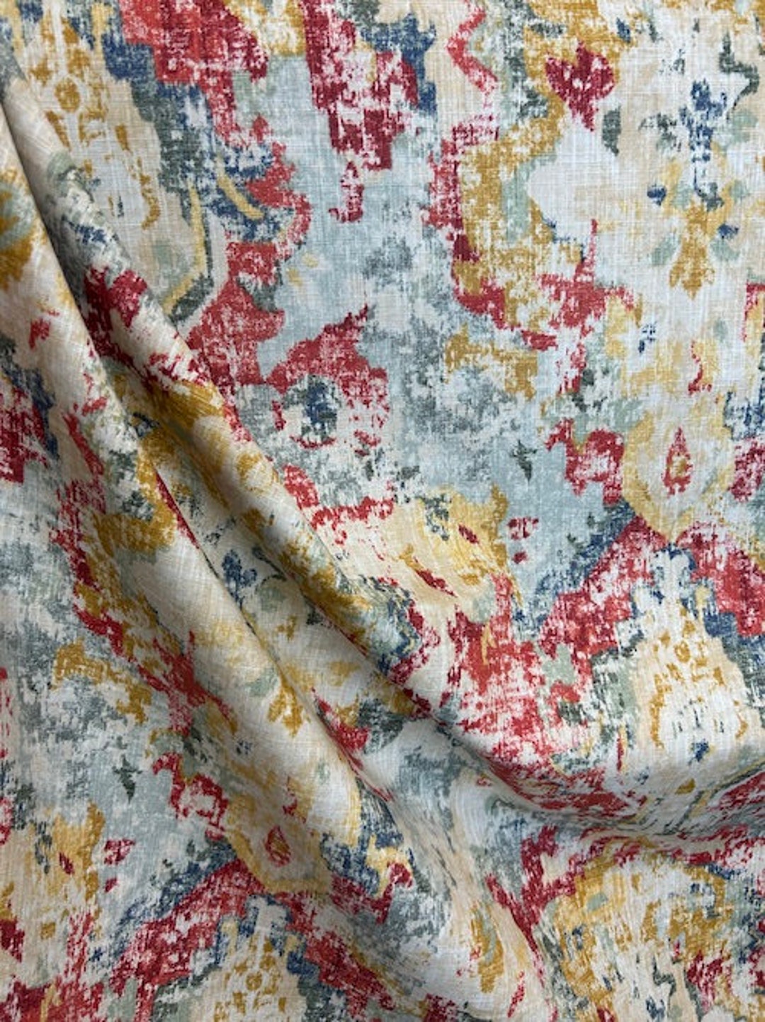 Takashi Multi Covington Upholstery Fabric - Abstract Damask - Covington ...