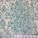 Aqua Scroll Damask Fabric Home Decor Fabric - Etsy