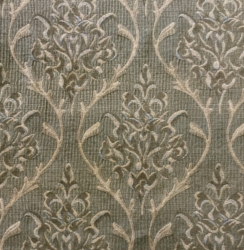 Muted Tones Damask - Cool Tones - SALE - Upholstery Fabric by the Yard ...