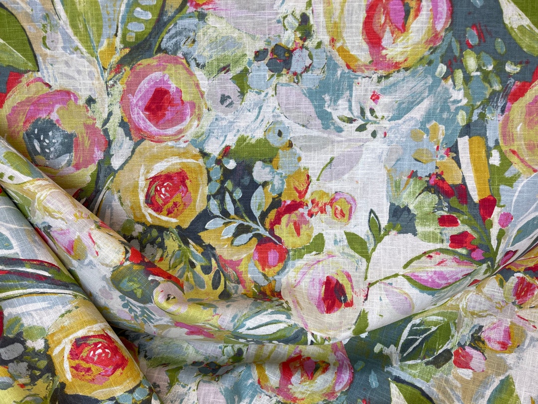 Covent Garden Pastel - Salem Mirage - Baroness Rose - Floral Fabric ...