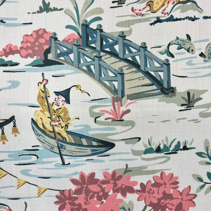 Chinoiserie Fabric by the Yard - Etsy