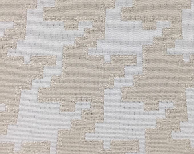 Textured Green Houndstooth - Green Upholstery Fabric - Houndstooth ...
