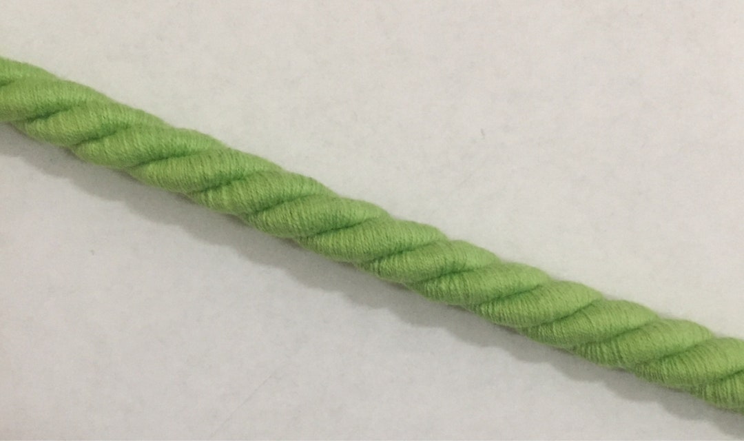 Solid Green Cording - by the Yard - Home Decor Trim - Custom Cut ...