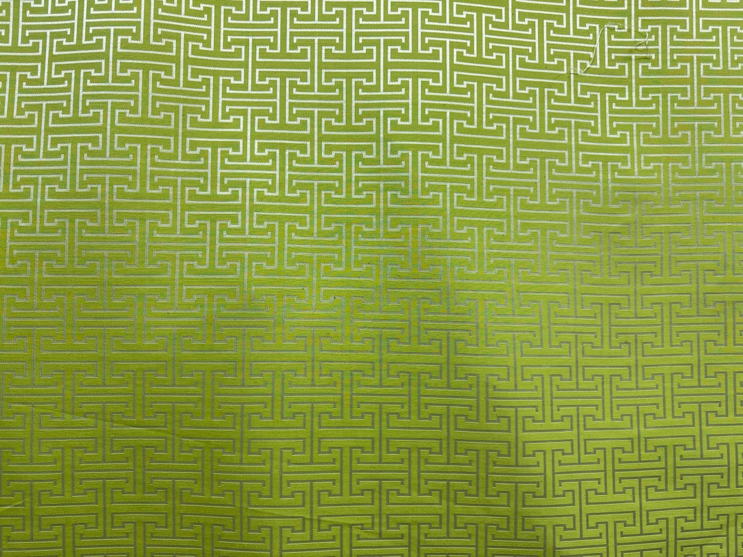 Lime Green Greek Key - Etsy