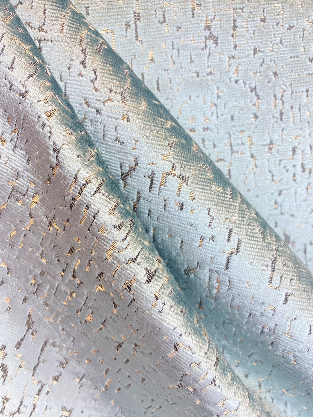 Carrara 393 Ocean Cut Velvet Aqua Crushed Velvet Aqua Textured Velvet ...