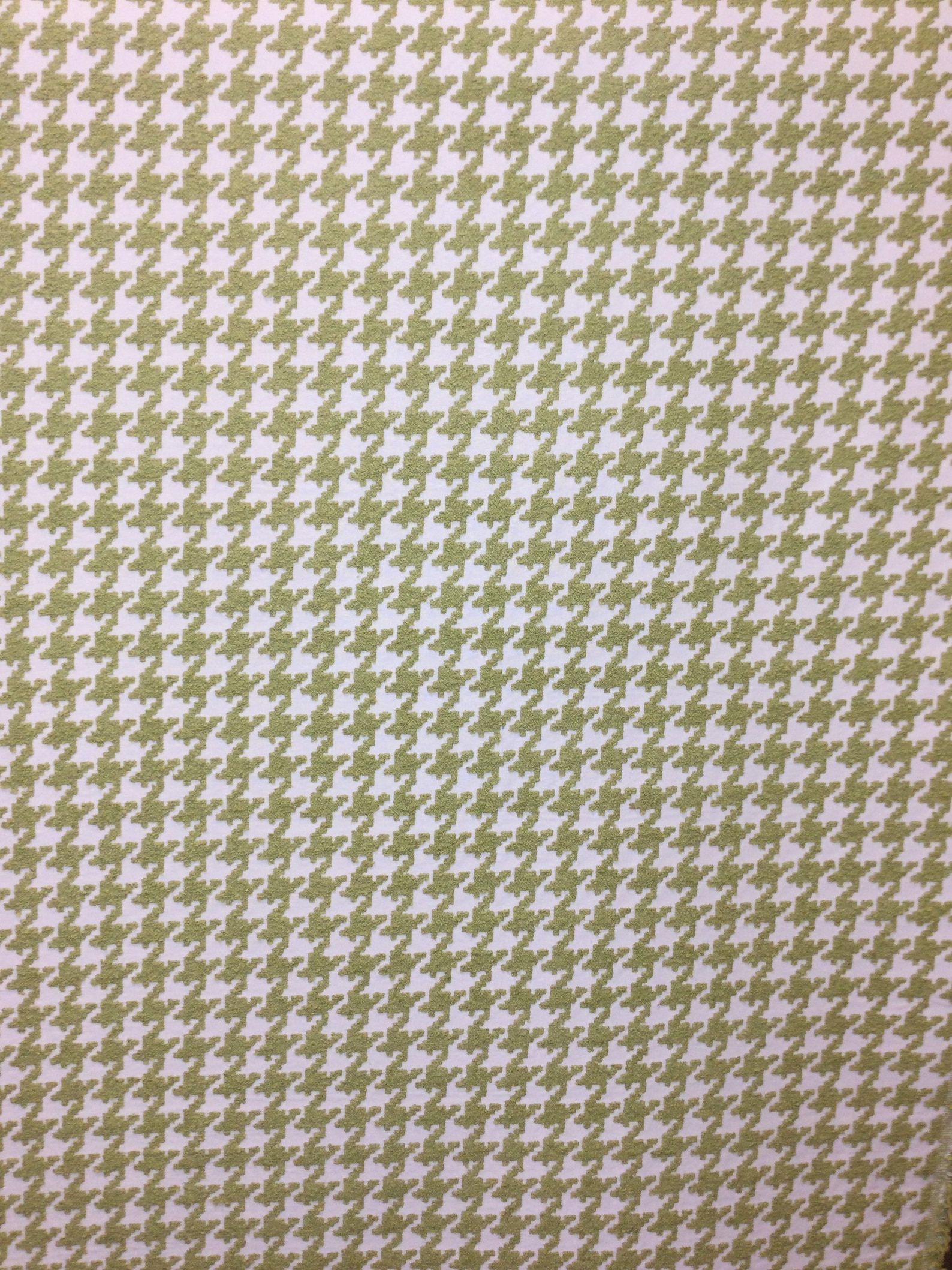 Textured Green Houndstooth Green Upholstery Fabric | Etsy