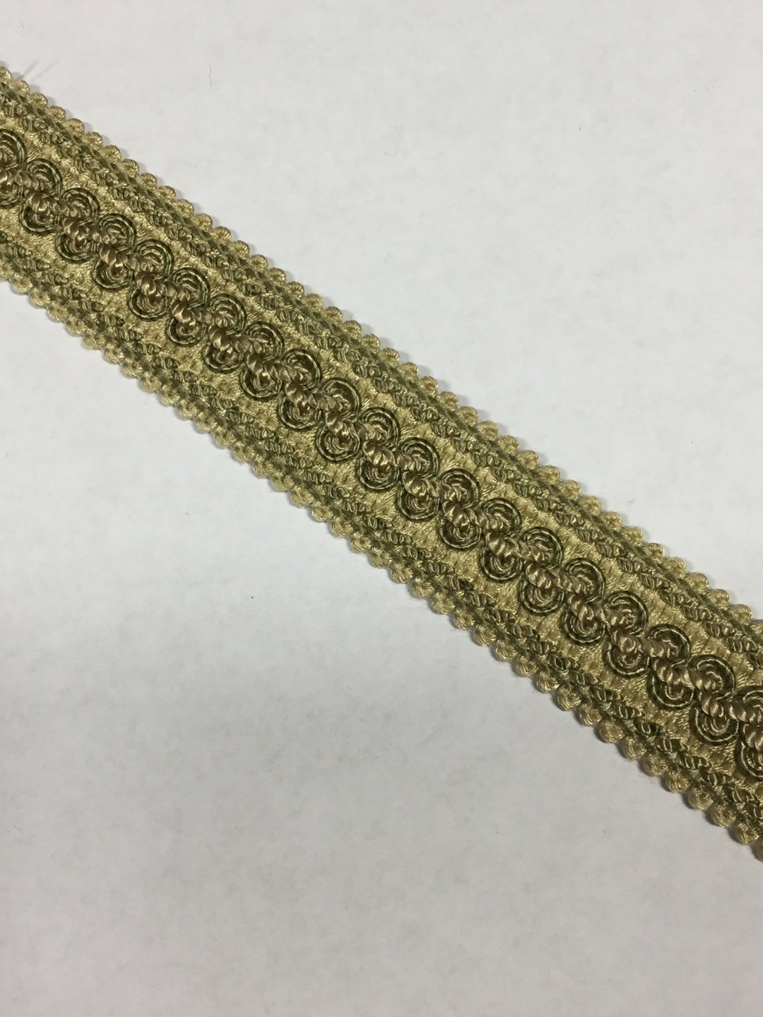 Interlocking Sage and Taupe Trim - Trim by the Yard - Custom Cut ...