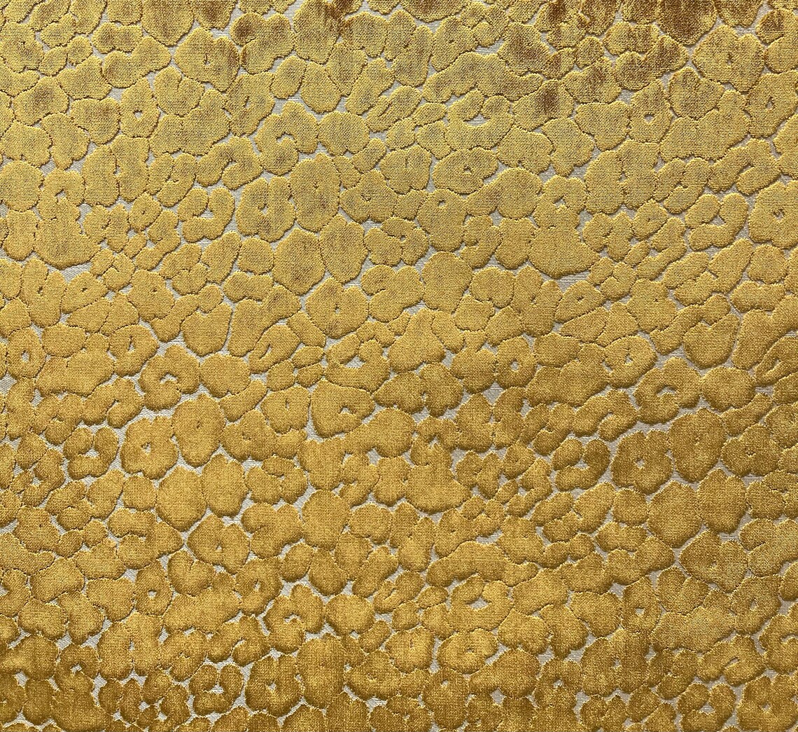 Chava Amber Cut Velvet Textured Velvet Animal Skin - Etsy