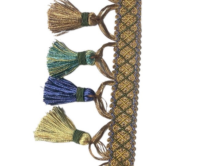 Royal Tassel Fringe - Home Decor Tassel Edging - Trim for Pillows ...