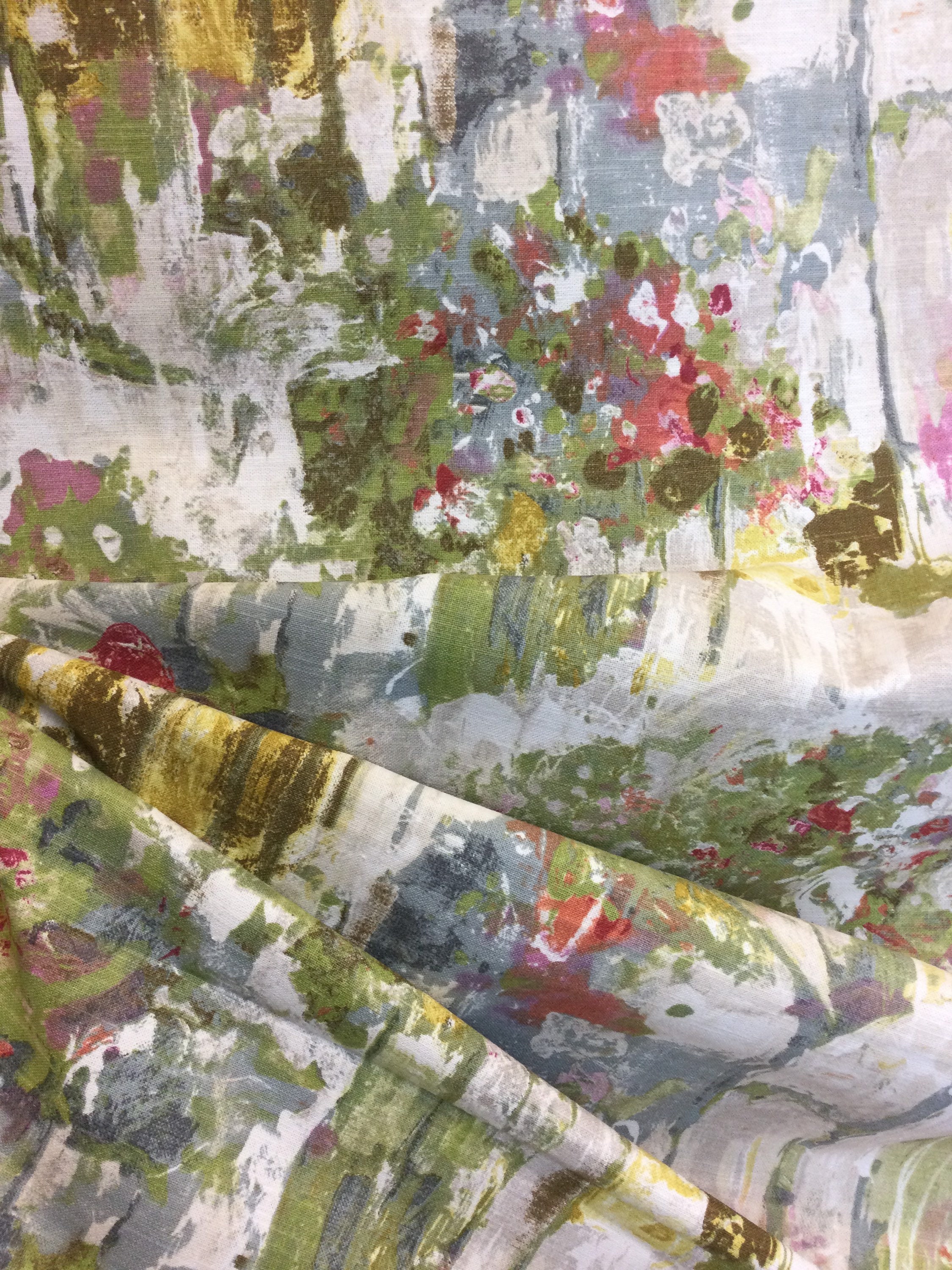 Camden Pastel by Hamilton Pastel Fabric Art Drapery - Etsy