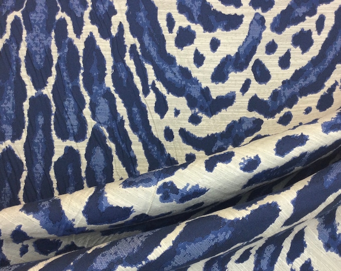 Ocelot Tiger Love Blue Big Cat Animal Print Exotic Animal Pattern Deep ...