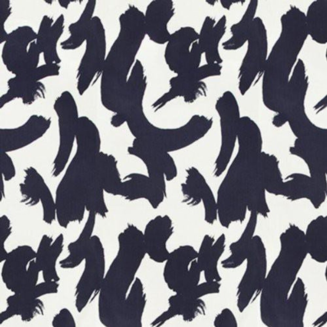 Kate Spade - Kravet - Boldstroke - Black and White - Fabric With Large ...