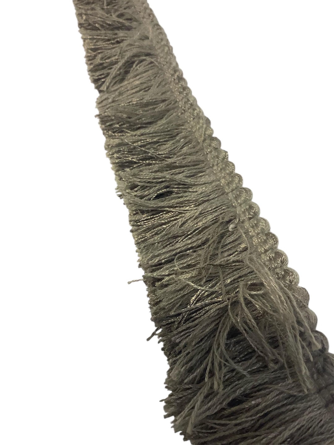 Cocoa Glimmer Brush Fringe - Trim by the Yard - Pillow Edging - Cushion ...
