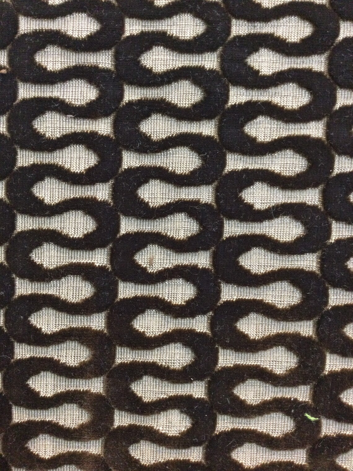 Dark Chocolate Geometric Upholstery Fabric Cut Velvet Sofa - Etsy