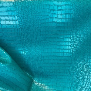 Turquoise Gator Vinyl - Etsy