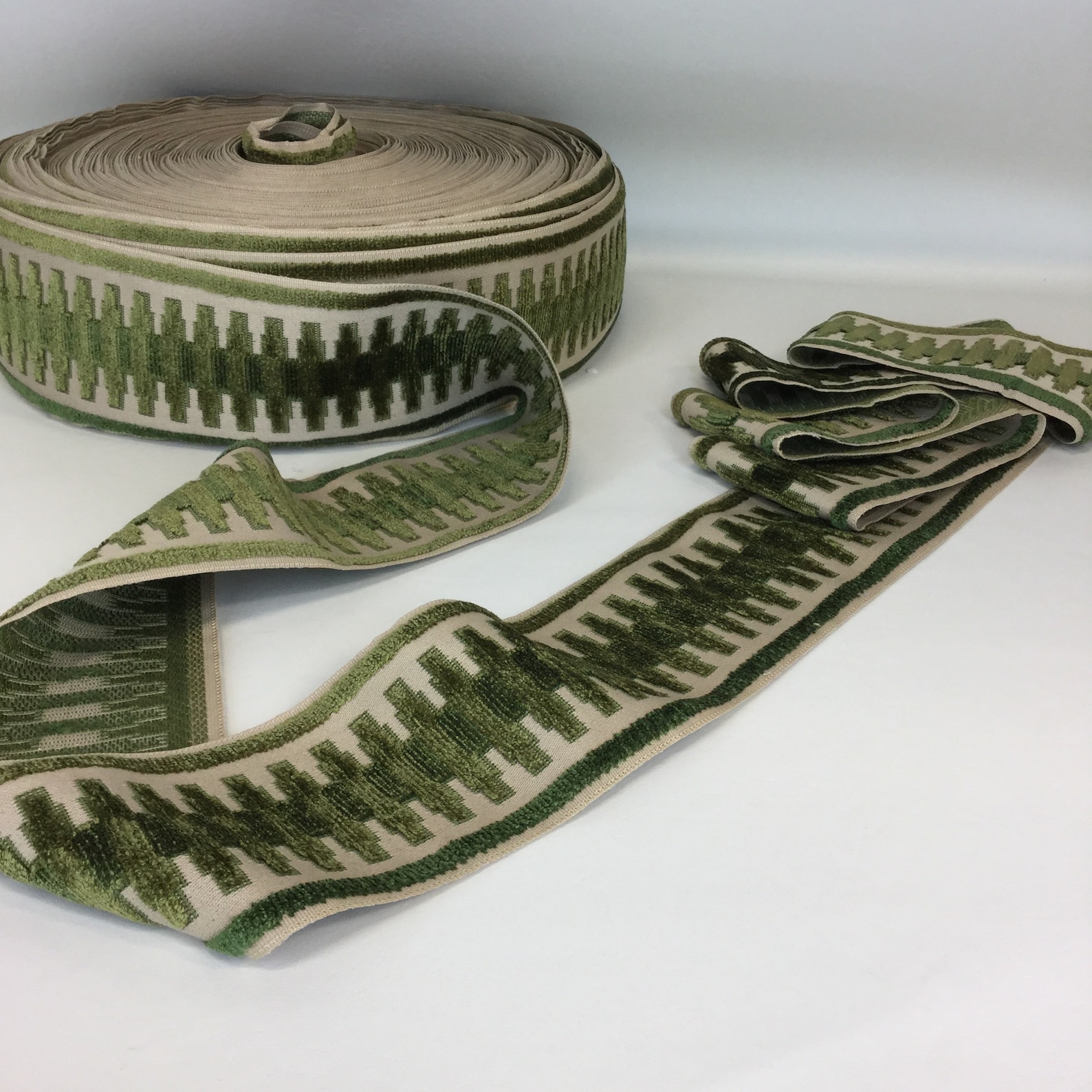 Green Linear Tape Trim Geometric Trim by the Yard - Etsy