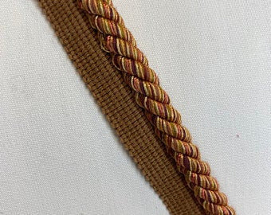 Laine Raspberry Cord Oro Granate Naranja Cordón labial Borde de ...