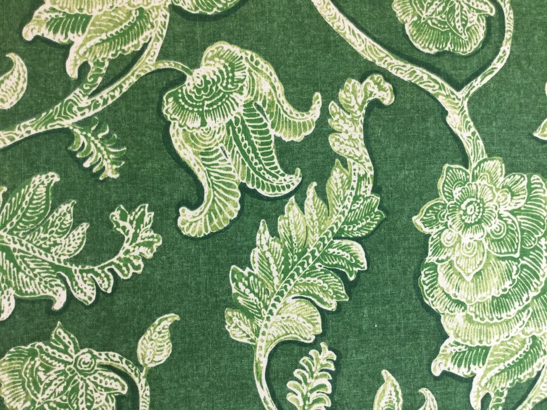 Grass Green - Jacobean Fabric - Thommy Bahama - Leilani - Upholstery ...