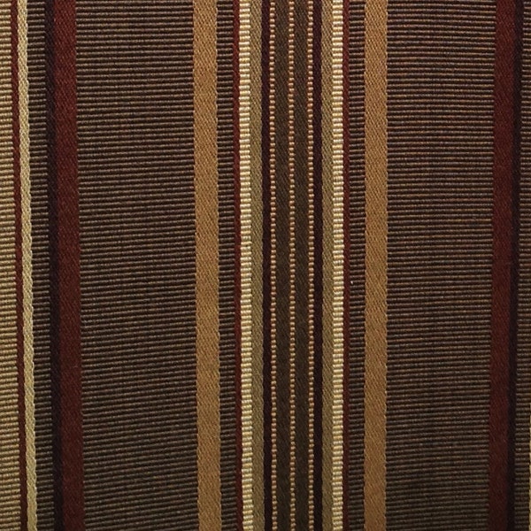 Brown Stripe Fabric - Etsy