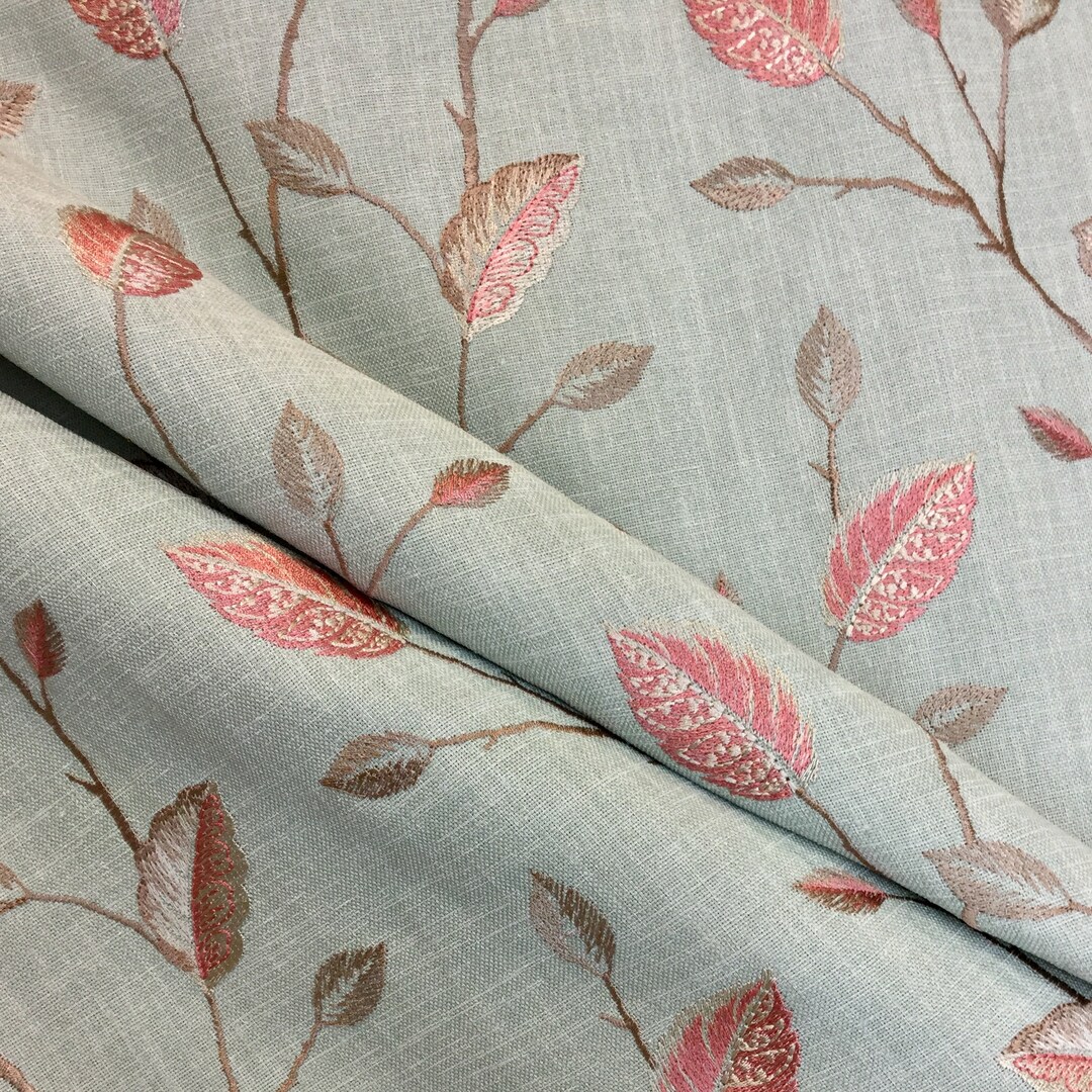 Spring Breeze - Leaves- Floral - Lightweight - Fabric by the Yard ...