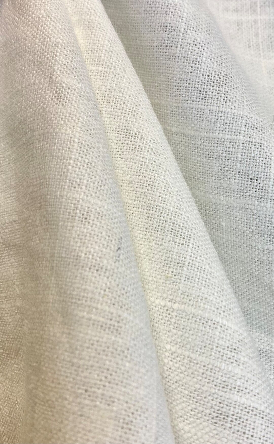 Jefferson Linen White - Solid White Upholstery - Solid White Linen ...