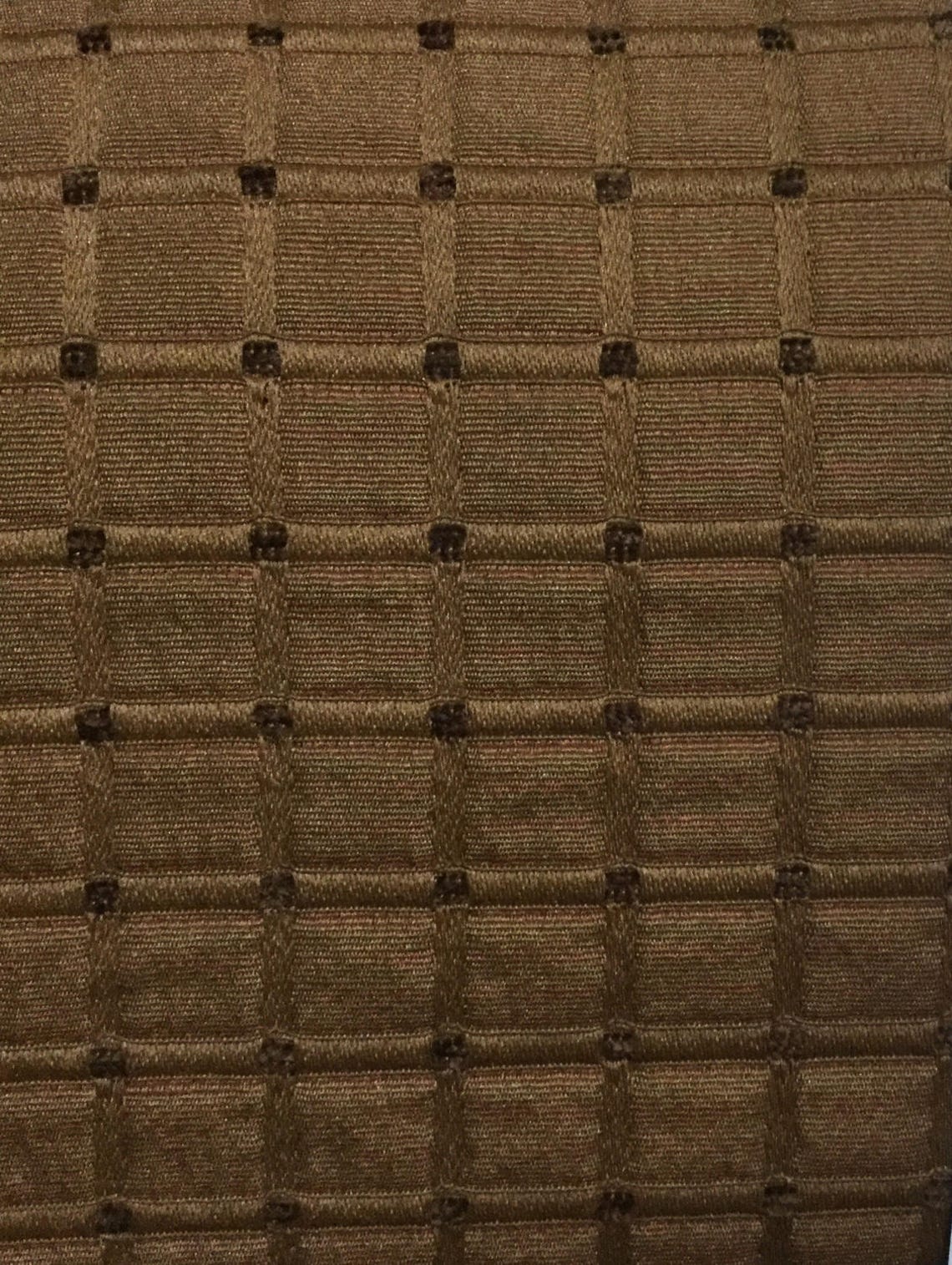 Gold Checkered Squares Upholstery Fabric by the Yard | Etsy