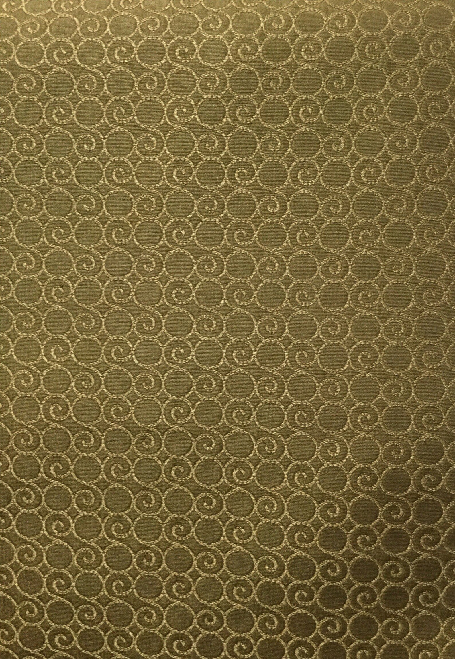 Gold Swirls Upholstery Fabric by the Yard | Etsy