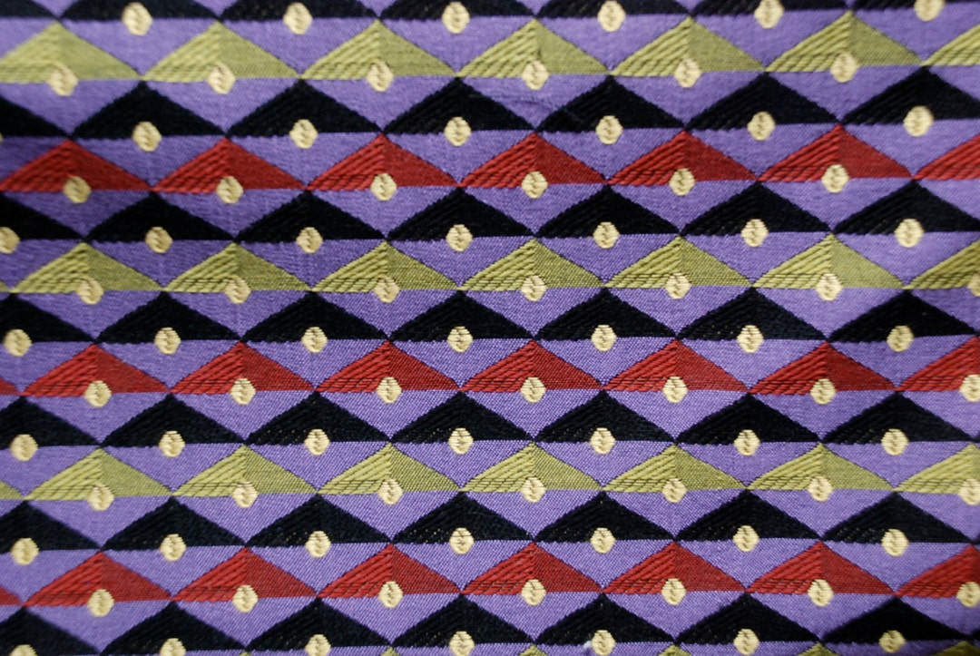 Modern Diamond Fabric -upholstery Fabric by the Yard -diamond and Dot ...