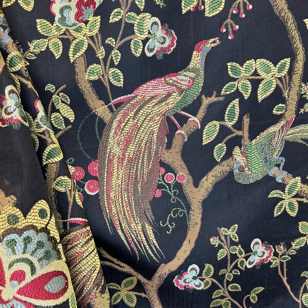 Bird of Paradise Velvet Fabric - Etsy