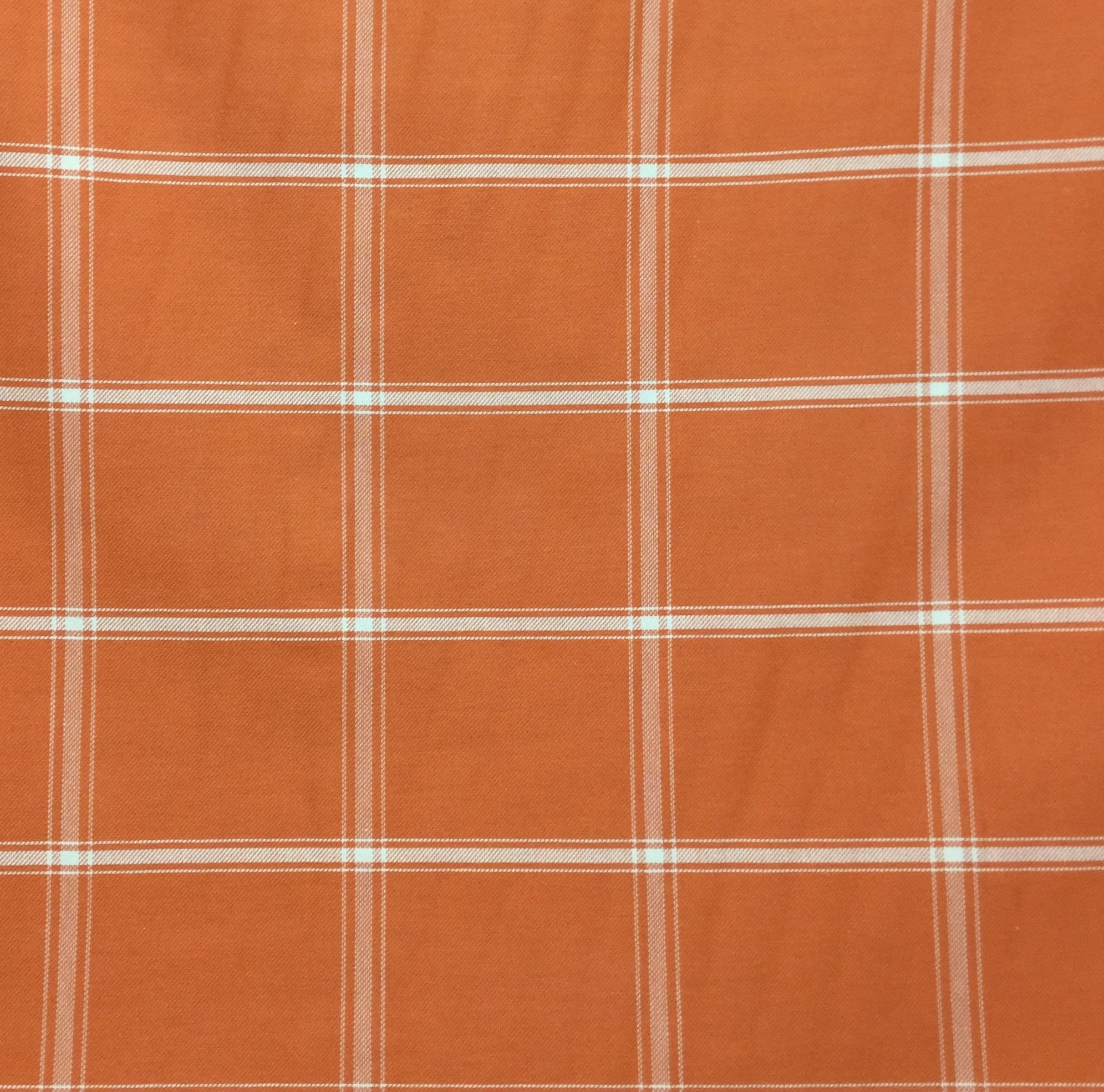 Pumpkin Plaid - Orange - Check - Upholstery Fabric - Fall Table Runner ...