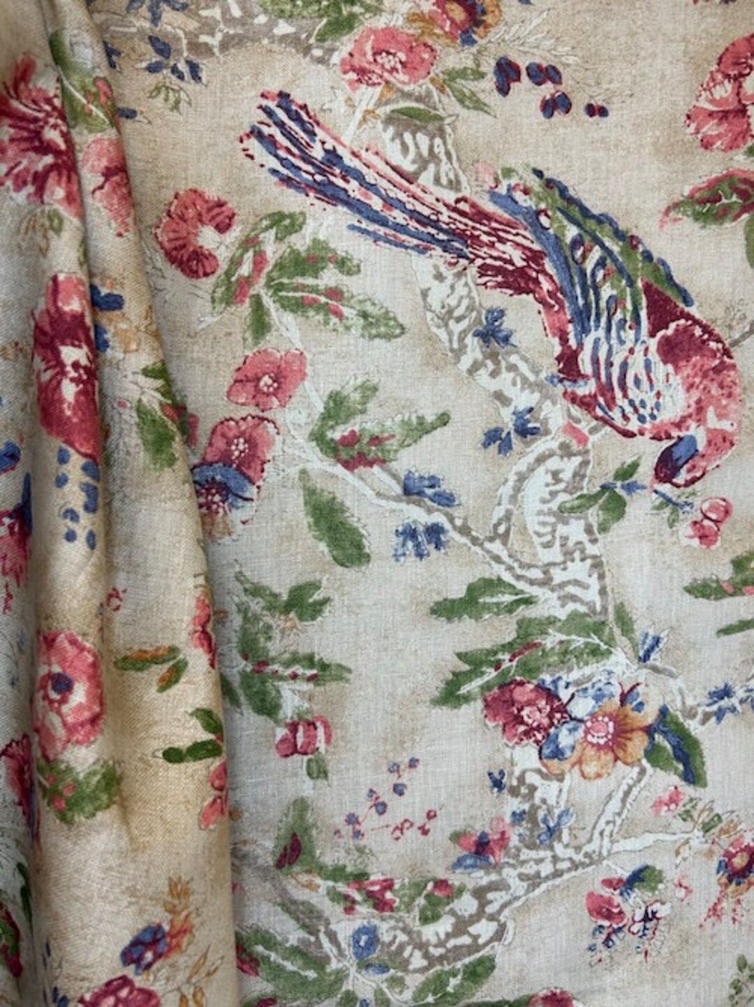 Woodward Heritage Pheasant Upholstery Fabric - P Kaufman Fabric ...