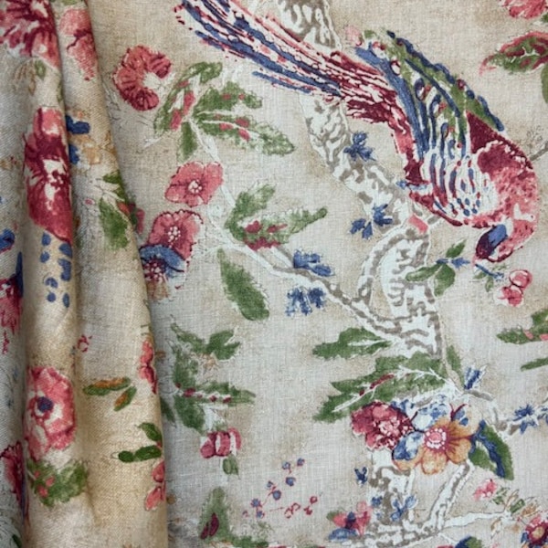 Pheasant Print Fabric - Etsy