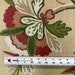 Kaki and Rust Jacobean Floral - Floral Upholstery Fabric - Neutral ...