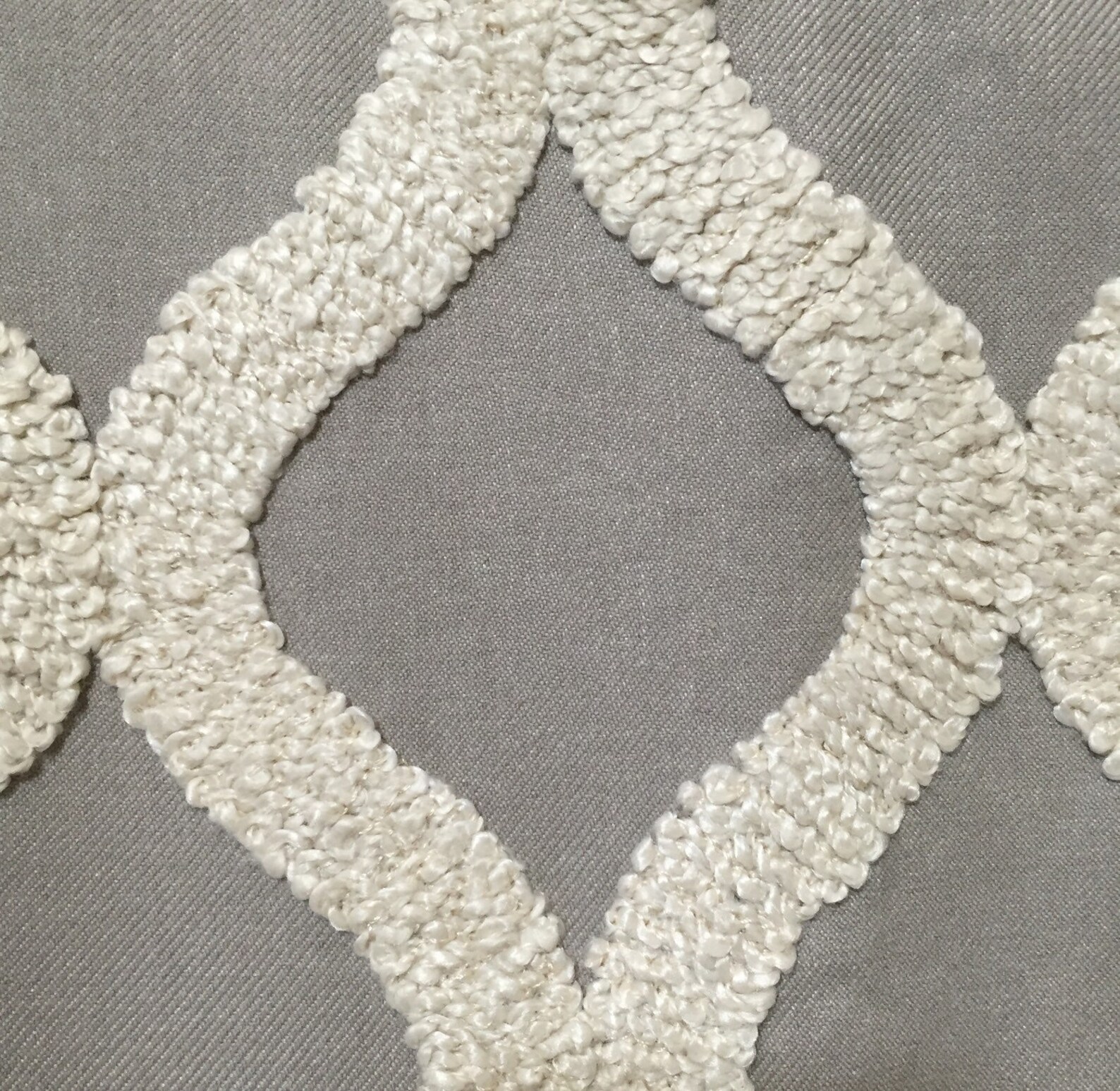 Sterling Gray With Cream Boucle Texture Upholstery Fabric by - Etsy