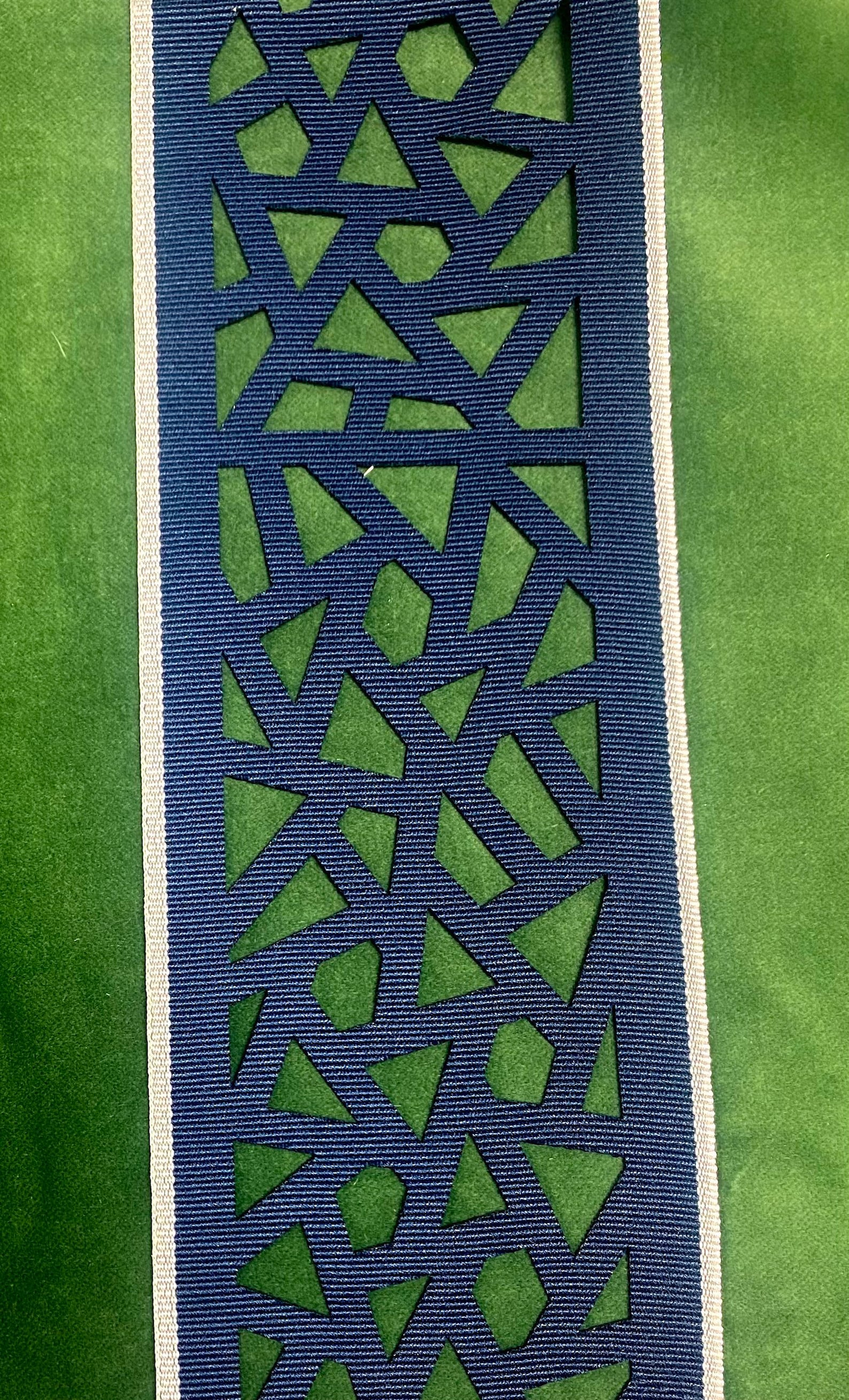 Laser Navy Navy Burnout Tape Trim Custom Cut Yardage - Etsy