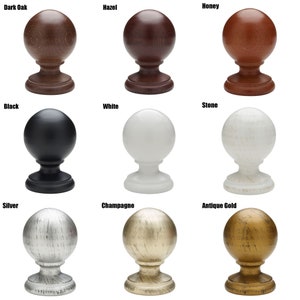 8 Foot Wood Reeded Pole Set - 2 Inch 8 Foot Reeded Pole- Set of Two ...