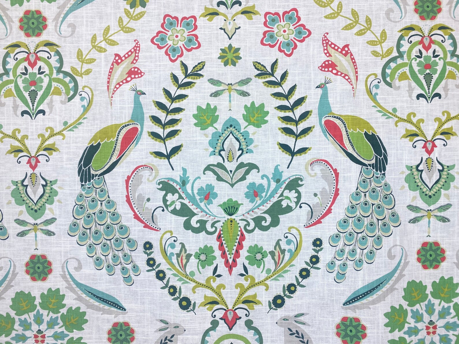 Treasure Garden Playful Fabric Drapery Fabric Designers - Etsy