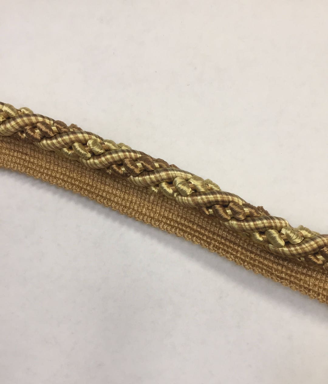 Mixed Gold Lip Cord Trim by the Yard Custom Cut Yardage Pillow ...