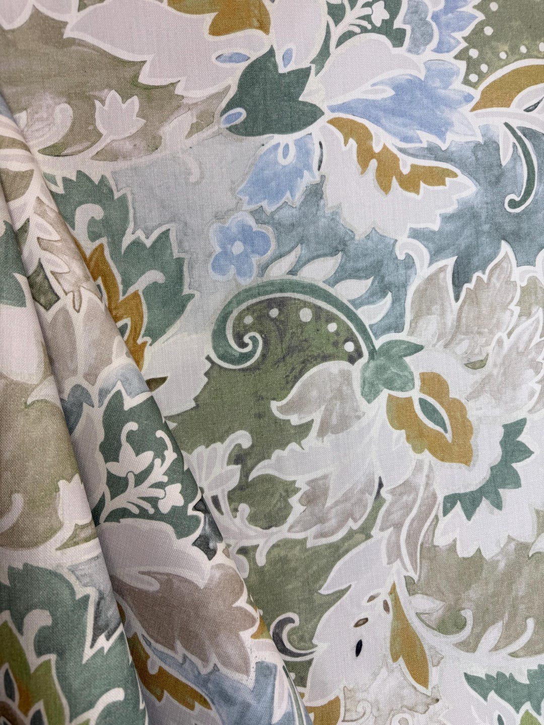 Cline Mineral - Abstract - Floral - Blue - Green - Gold - Nature - Home ...