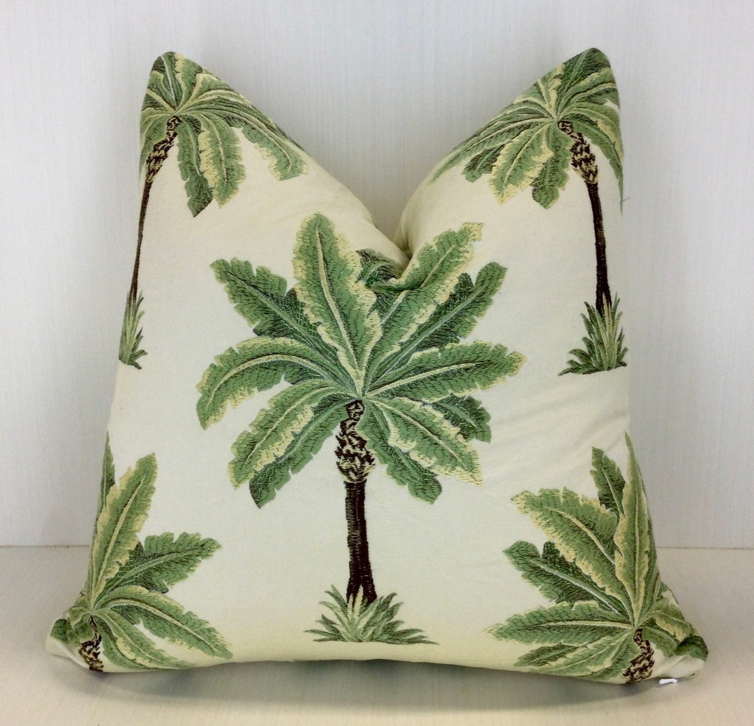 Palm Tree Pillow Cover - Etsy