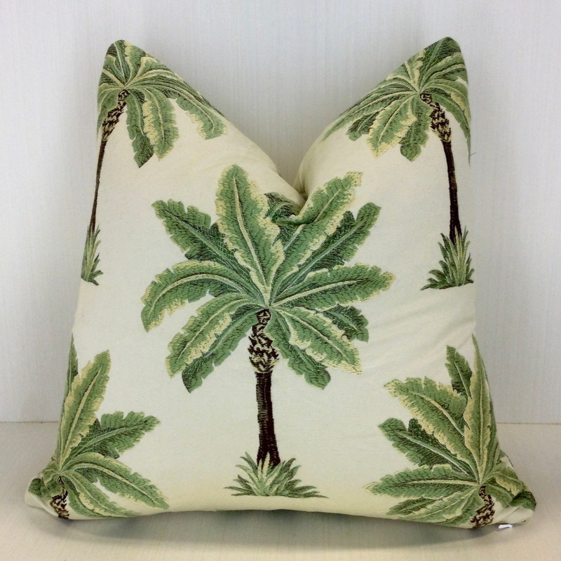 Palm Trees Pillow - Etsy