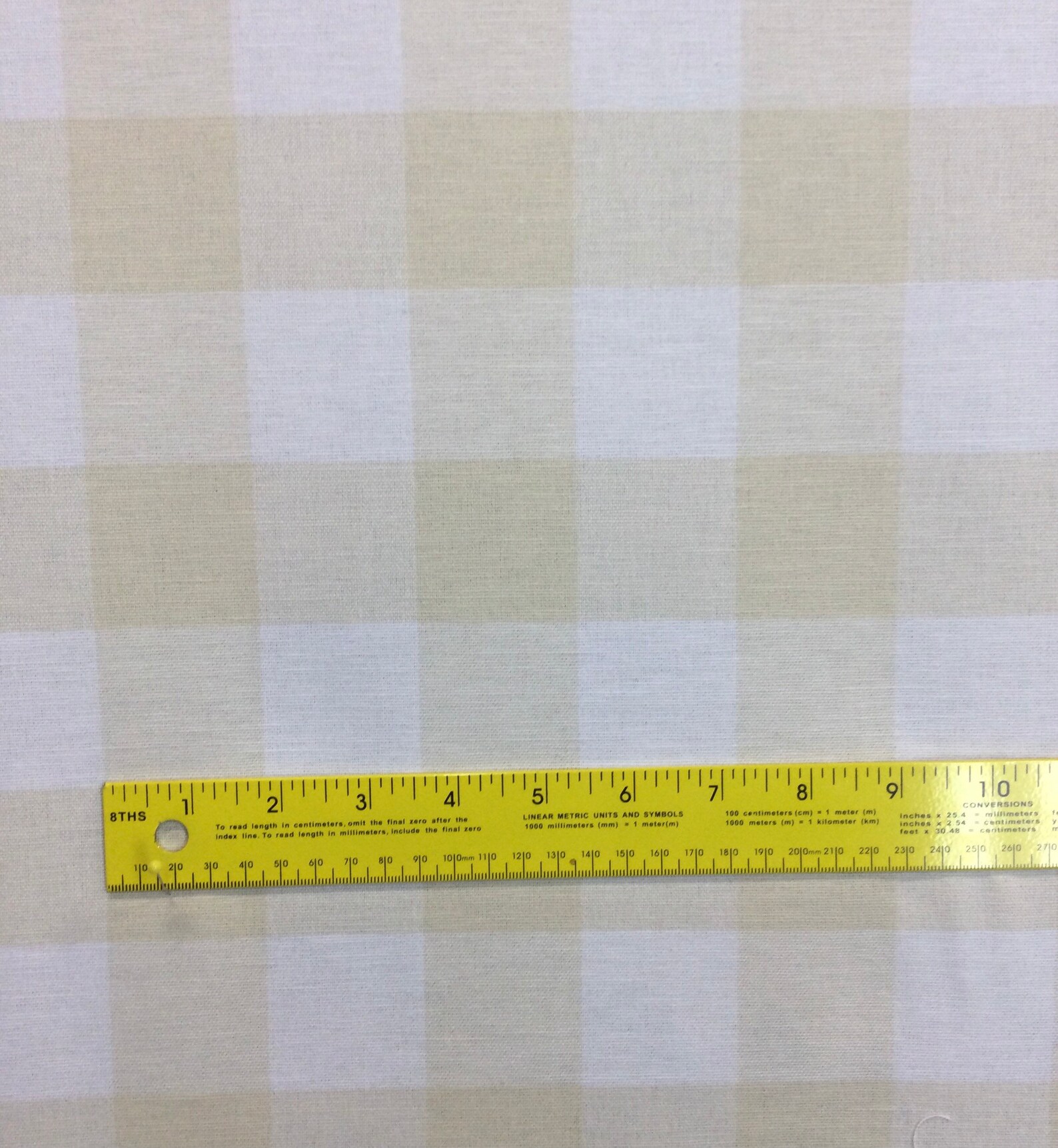 Light Yellow Buffalo Check Buffalo Check Shower Curtain | Etsy