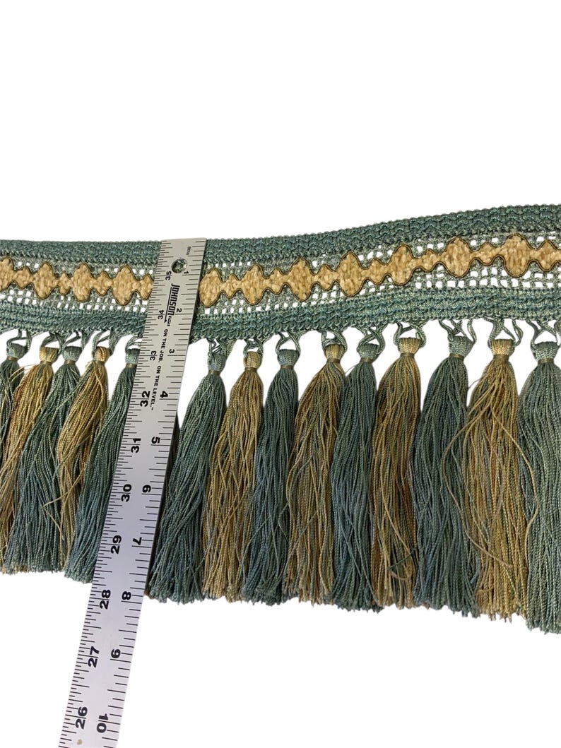 Seaglass Threads Tassle Trim LARGE - Home Decor Trim - Trim by the Yard ...