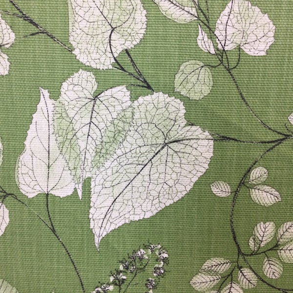 Green Leaf Fabric - Etsy