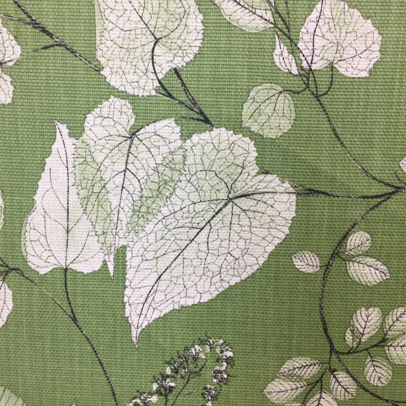 Green Leaf Fabric - Etsy